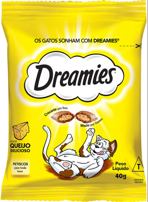 DREAMIES QUEIJO 40g – Novo Horizonte Distribuidora